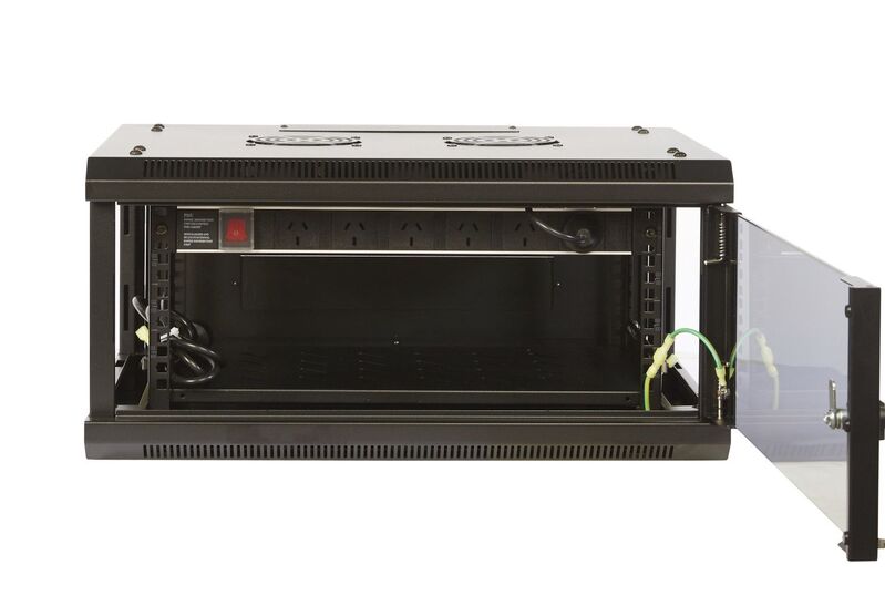 4Cabling 002.013.0445 | 4RU 19" 600 x 450 Wall Mount Server Rack