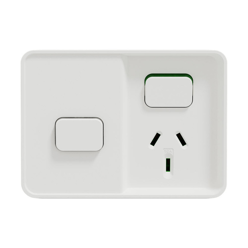 CLIPSAL Iconic O3015T-XW | Single Weatherproof PowerPoint 10amp with ...