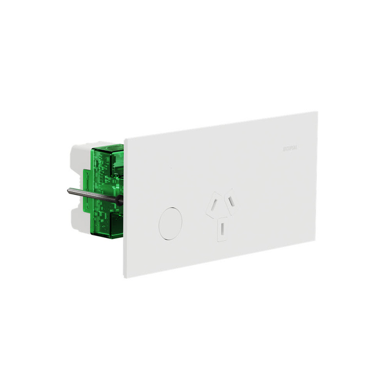 Clipsal 1010CSZ-WC | Solis T Series Horizontal Single GPO | White ...