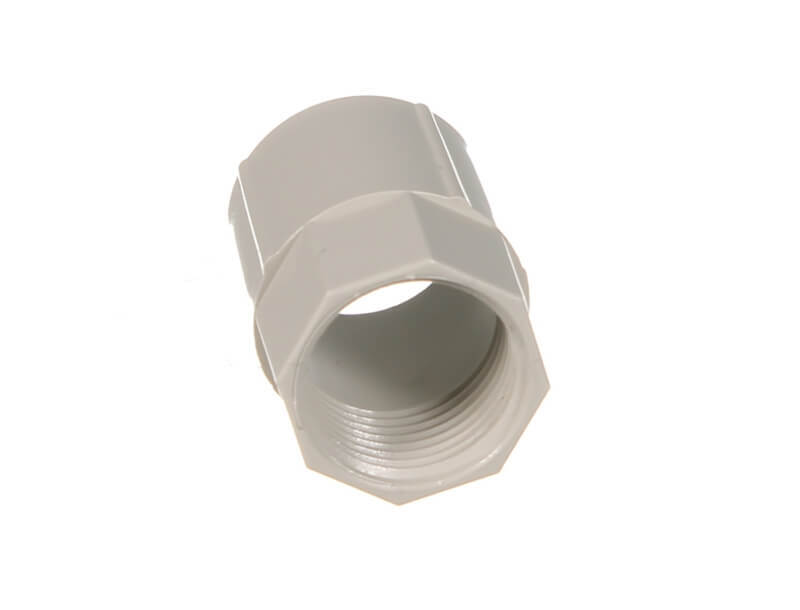 Clipsal 258-20-GY | 20mm Plain to Screw PVC Conduit Female Coupling