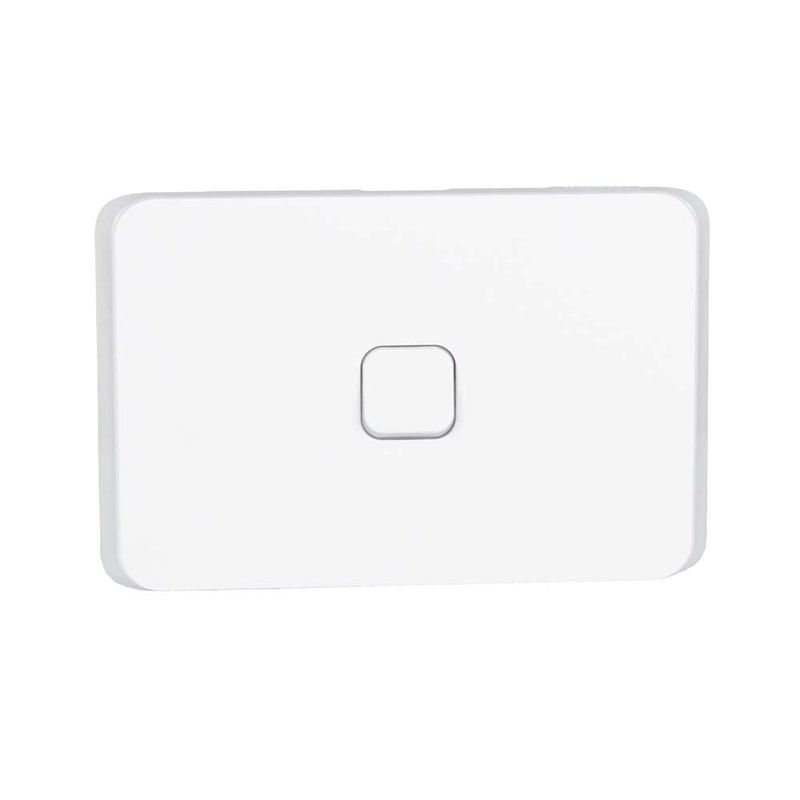 Clipsal Iconic 3041HA-VW | Switch 1 Gang 10Amp Horizontal | Vivid White