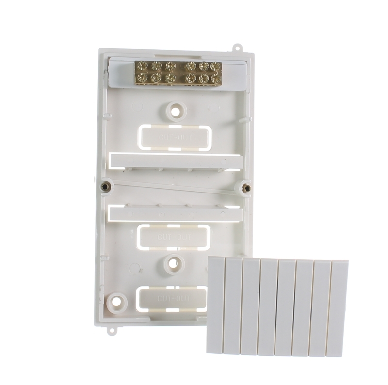 NLS 30420 | 4 Pole Surface Mount Enclosure With Neutral Bar / Pole Fillers