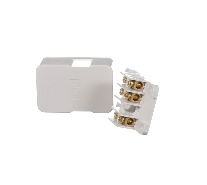 NLS 30537 | 3 terminal 32A Mini Junction Box with Fixed Electrical ...