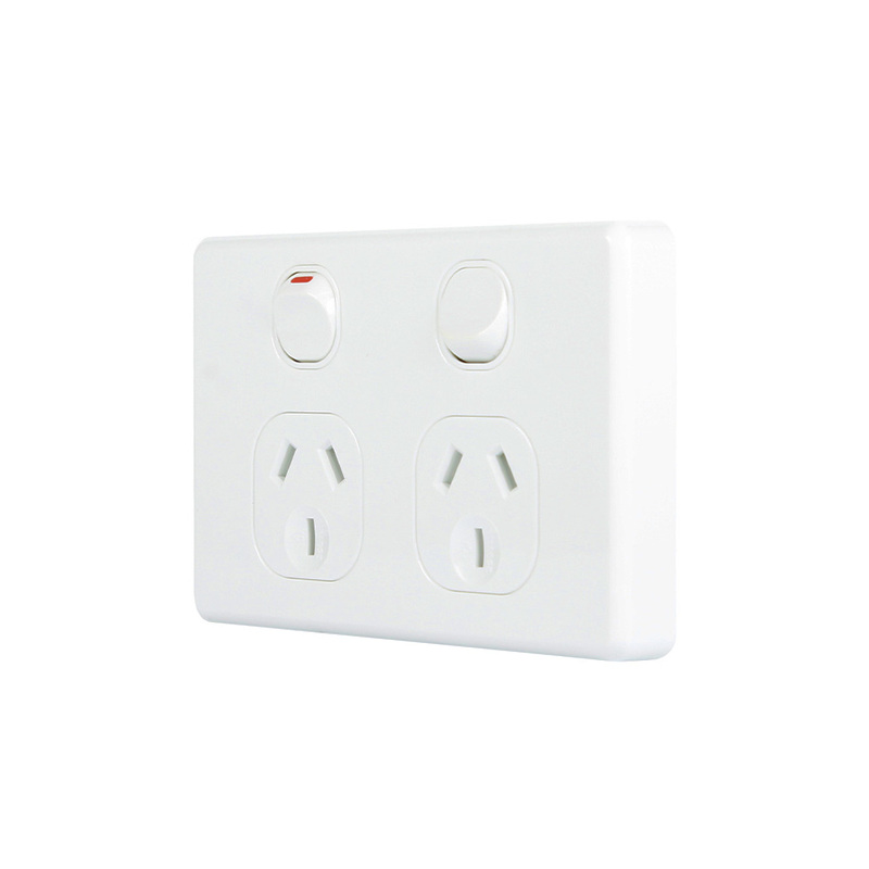 NLS 30662 | Double Pole Double Power Point 10Amp 'Classic' Style | White