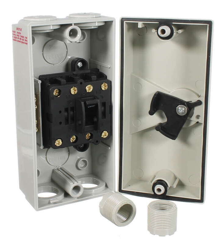 NLS 30664 | 4 Pole 63Amp Isolating Switch | IP56 Weather Protected