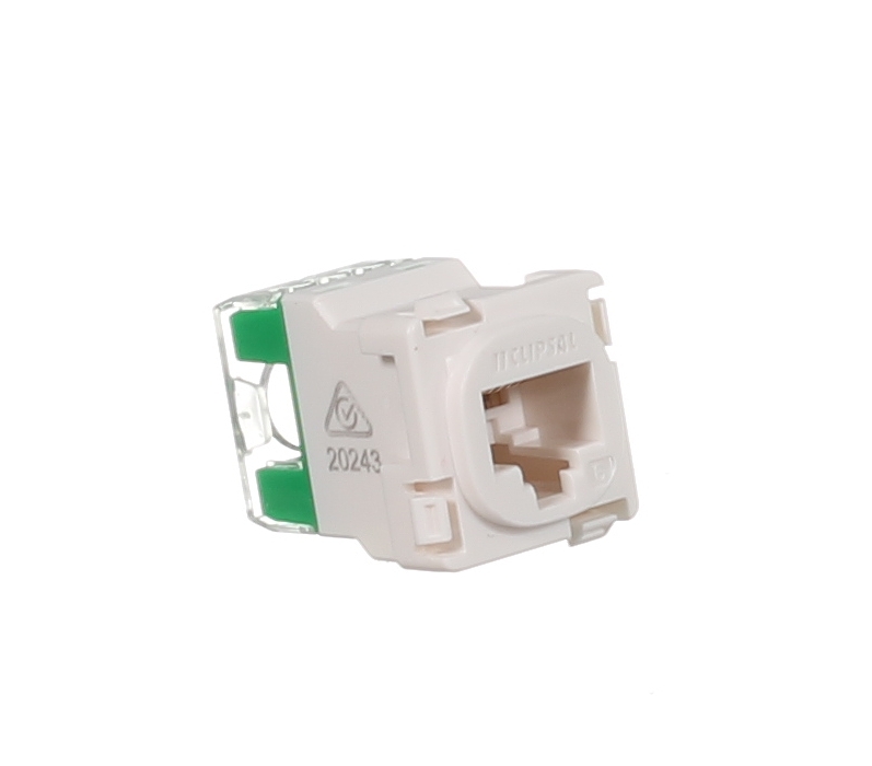 CLIPSAL 30RJ45SMA6CWE | RJ45 Socket Cat 6 Mechanism 30 Series White