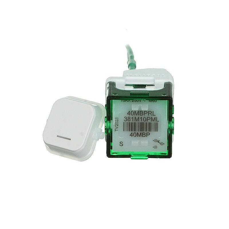 Clipsal Iconic 40MBPRL-VW | Bell Press Switch Momentary Mechanism, 1 ...