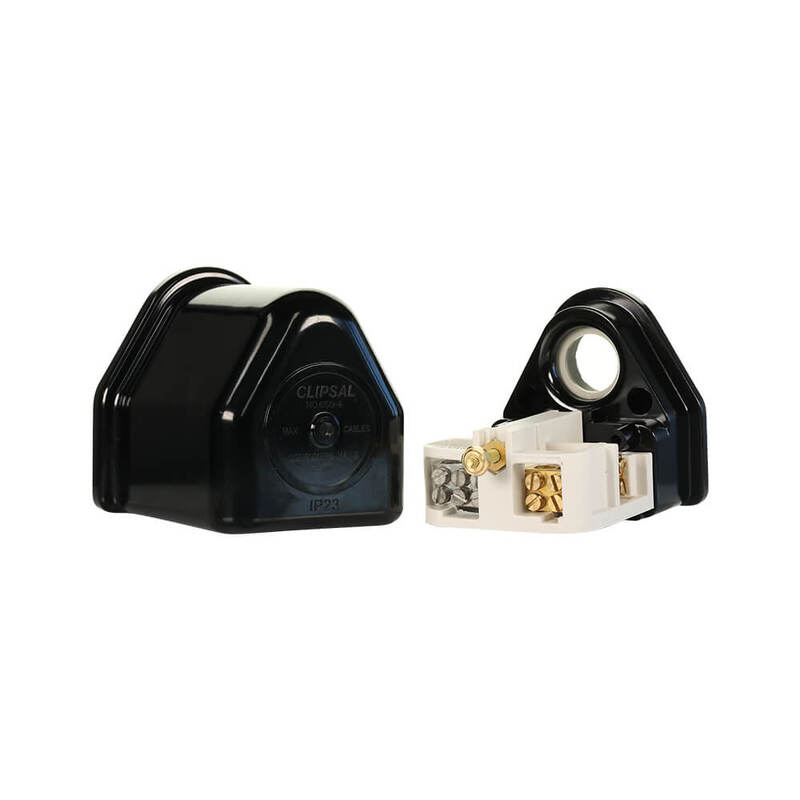 CLIPSAL 650-4BK | Mains Connection Cable Management Box | Black