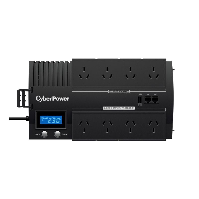 CyberPower BR850ELCD | LCD 850VA UPS | 8 Outlets | Black