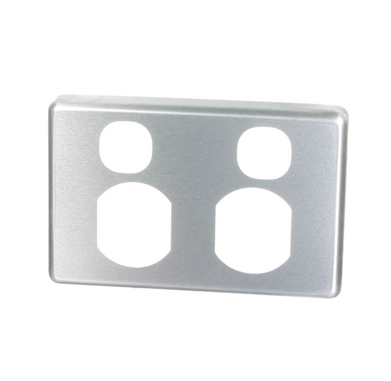 Clipsal C2025C-BA | Brushed Aluminium Cover to Suit C2025 (Classic Series)