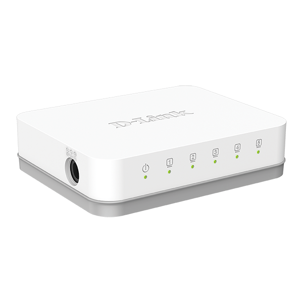 D-Link DGS-1005A | White 5-Port Gigabit Desktop Switch