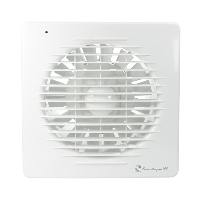 FANTECH DOM-125C | Extract Fan Ducted Wall Ceiling Mount 125mm | White