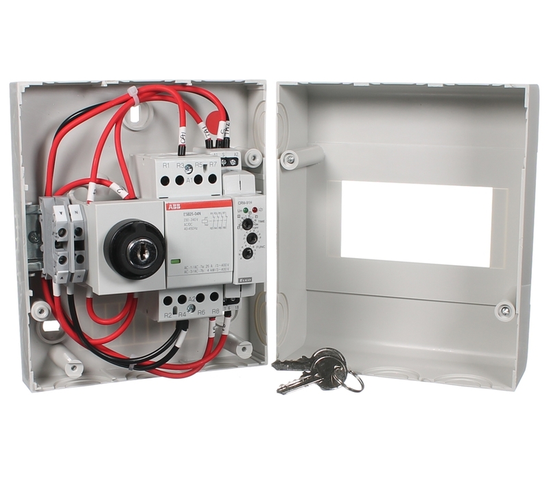 IPDELTSK4 | Standalone Emergency Lighting Keyed Test Switch 4 Pole 25Amp