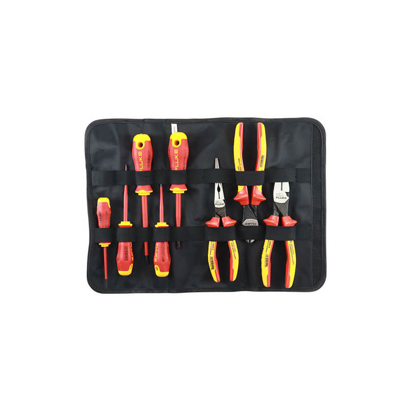 Fluke IBT6K | Electrical Tester + Hand Tools Starter Kit With Roll Up Pouch