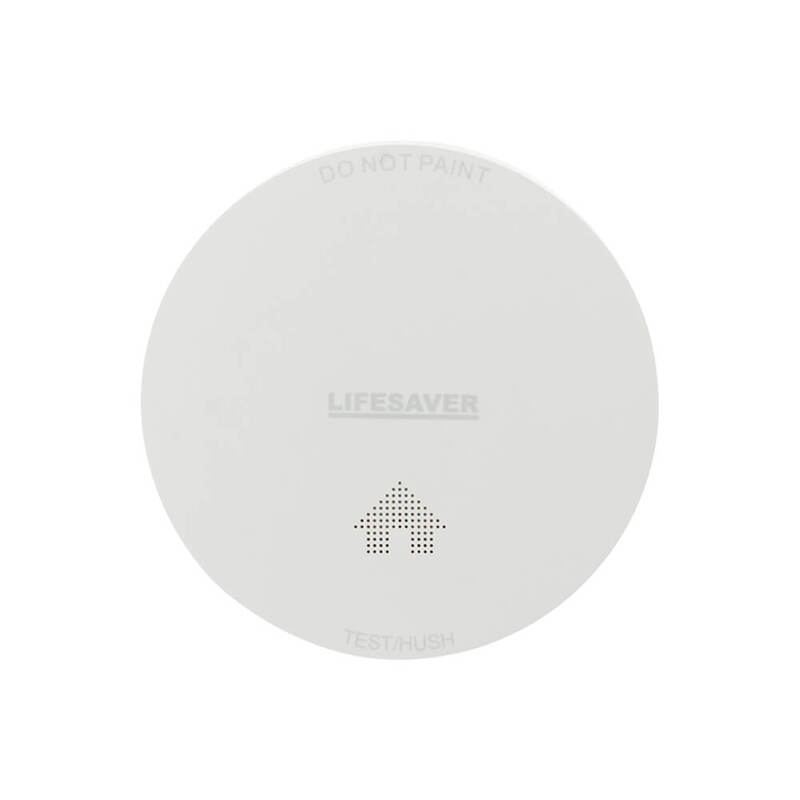 Lifesaver LIFPE10LP | Lithium Battery Photoelectric Slim Smoke Alarm ...