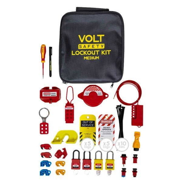 Lockout Kit Medium | Electrical Contractor Lockout Tagout Lock-Kit-M