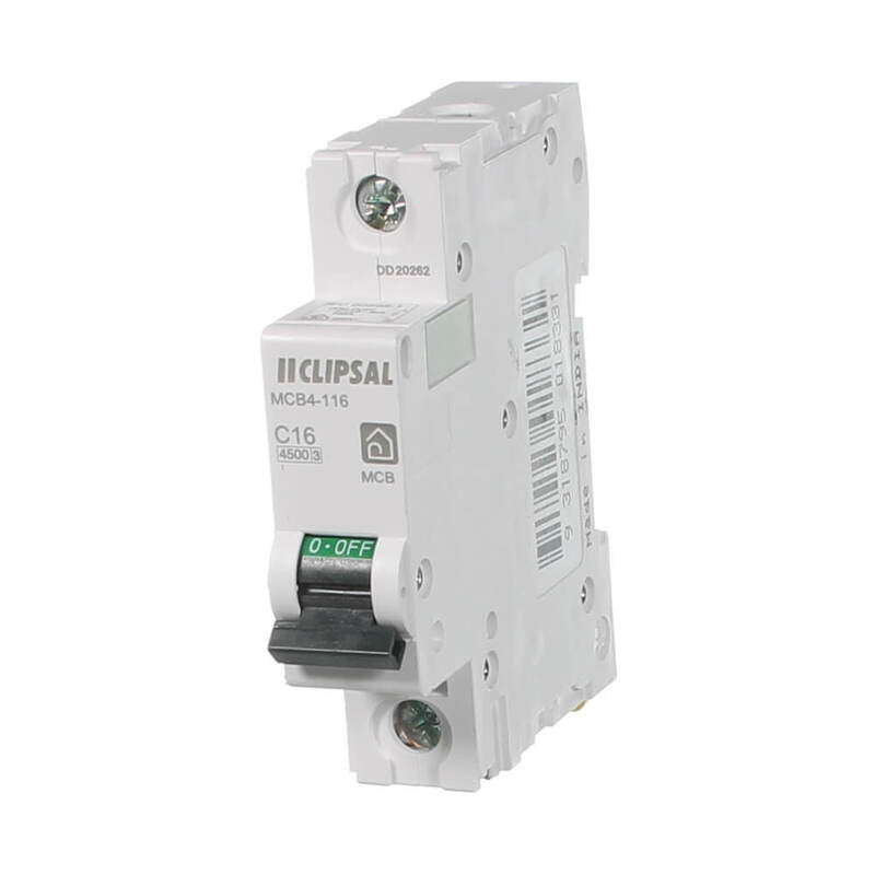 CLIPSAL MCB4-116 | 16amp Single Pole 4.5kA Circuit Breaker