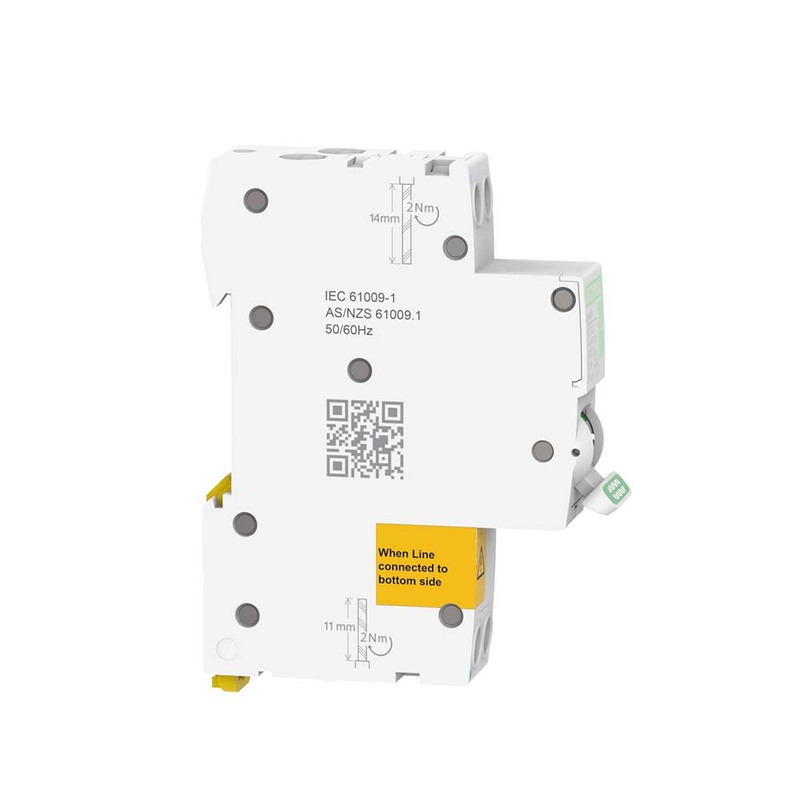 Clipsal MX9R3110 | 10A MAX9 RCBO 1PN C | 30mA Type A SLIM