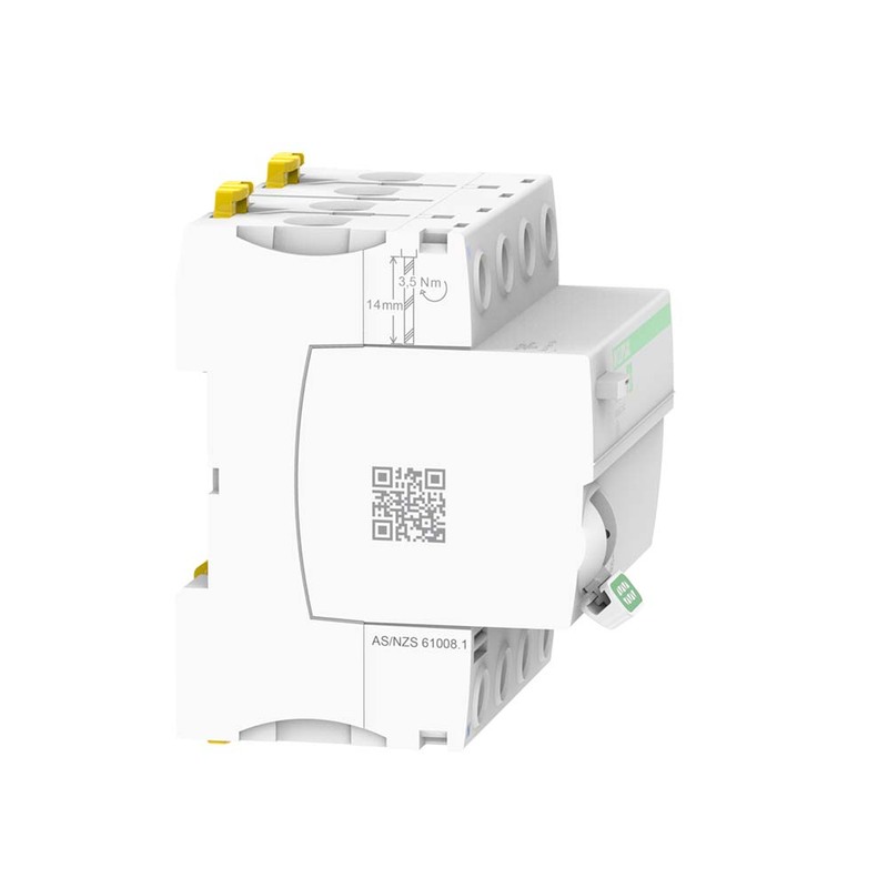 Clipsal MX9RC440 | 40A 4 Pole MAX9 RCCB | 30mA Type A