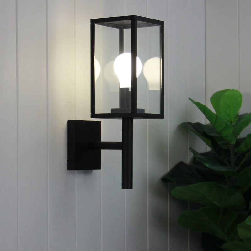 Oriel OL7844BK | Pandora Wall Bracket Hamptons Style Outdoor Wall Light ...