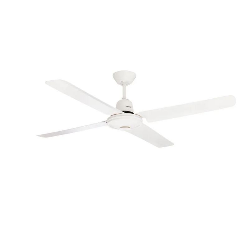 Clipsal Airflow Ceiling Fan P4HS1200AL-WE | 4 Blade 1200mm White *NEW ...