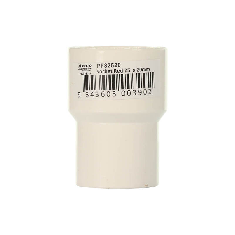 AC Direct PDP25-20REDUCE | 25mm x 20mm Pipe Reducer | White