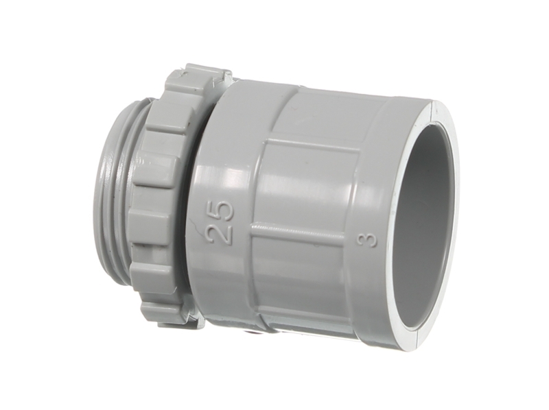 NLS 30209 | 25mm PVC Plain to Screw adaptor | PS25