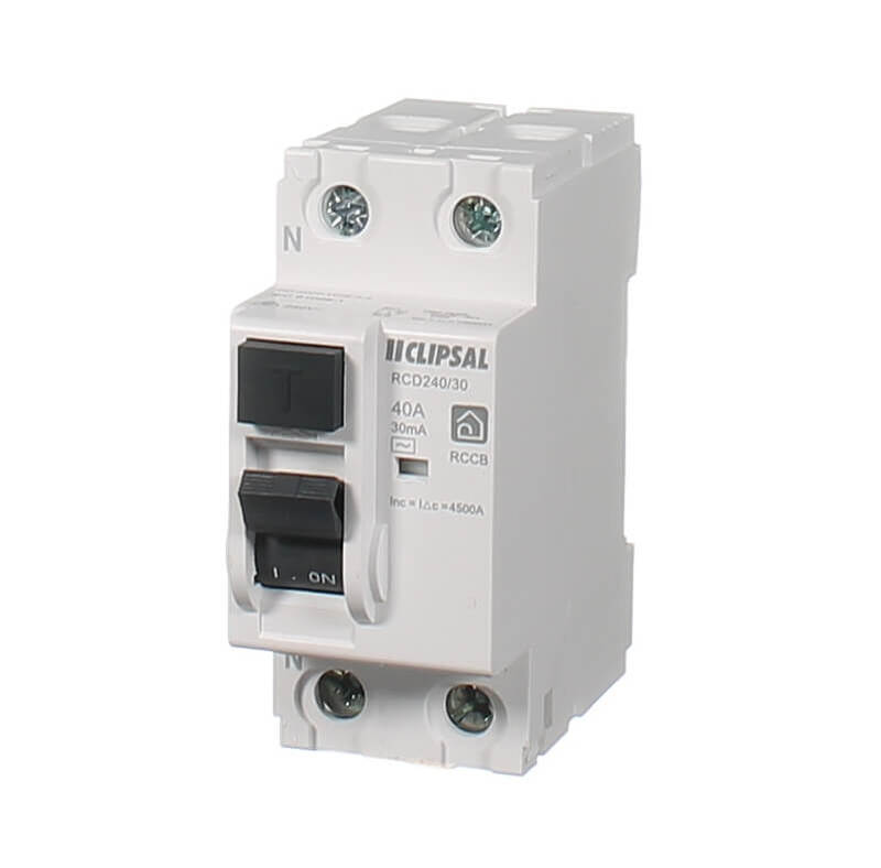CLIPSAL RCD240-30 | 2 Pole 40Amp 4.5kA RCD 30mA
