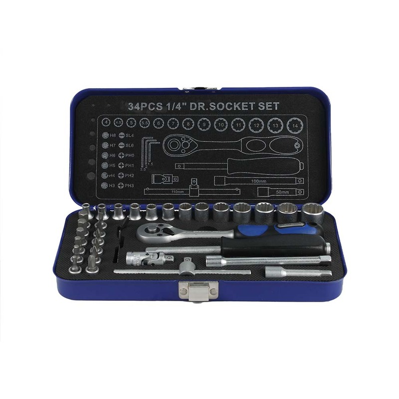 Major Tech RSS34 | 34pc Ratchet Socket Set