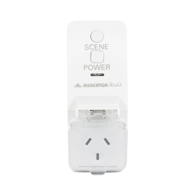 Mercator Ikuu SPLUG03 | Smart IP44 Outdoor Single Adapter | Wi-Fi