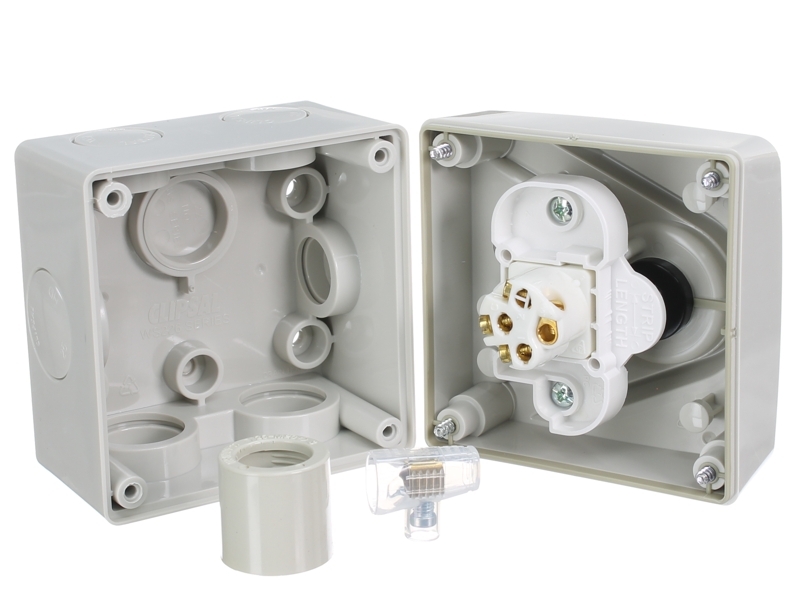 Clipsal WHA120 | Surface Switch, 1 Gang, 1 Pole, 250VAC, 20A, Hoseproof ...