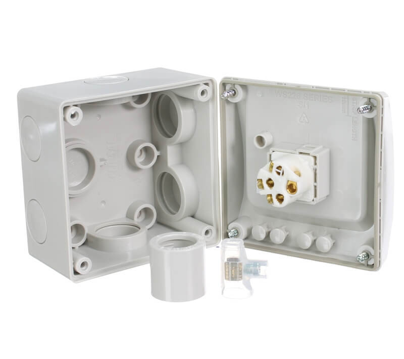 Clipsal WS226/20 | Single Weatherprotected Switch 20A, 250v, IP66, M80 ...