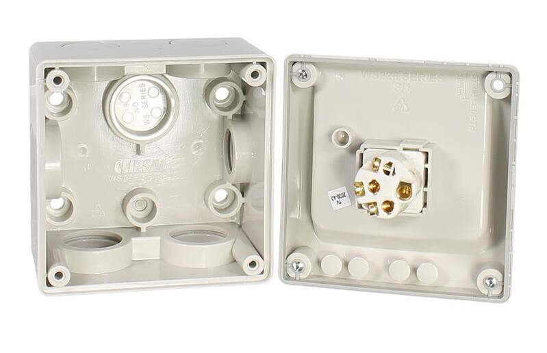 Clipsal WS226 | Single Weatherproof Switch 16A 250v (IP56 Rated) M ...
