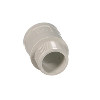 Clipsal 263-25-GY | 25mm Plain to Screwed PVC Conduit Male Coupling