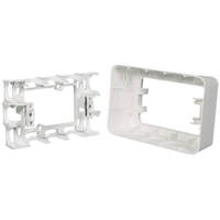 Clipsal Iconic 3000DM-VW | Mounting Block One Gang 40mm Deep Vivid White