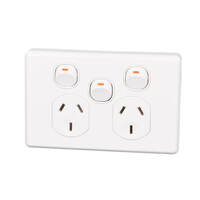 Clipsal C2025XA-WE | Double power point GPO With Extra Switch 10Amp ...
