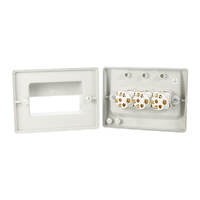 Clipsal WSF226-3RG Weatherproof Switch - 3 Gang, 250V, IP66, Grey