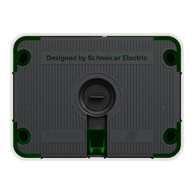 CLIPSAL Iconic O3025-XW | Double Weatherproof Power Point 10amp | White ...