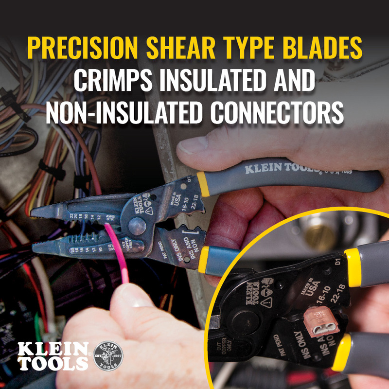 Klein Tools 1009 | Klein-Kurve™ Long-Nose Wire Stripper, Wire Cutter ...