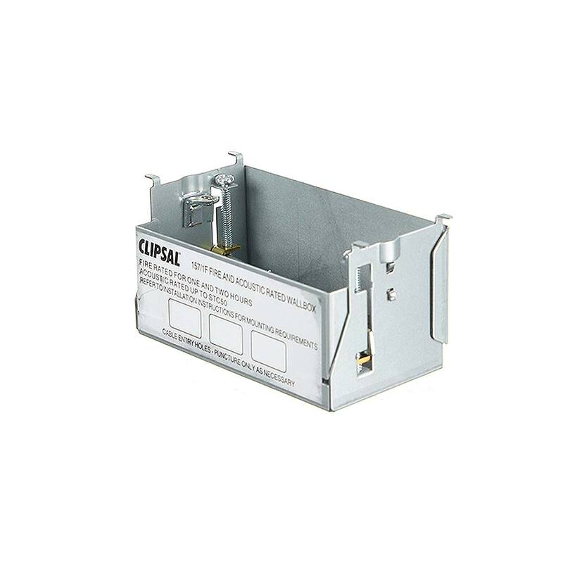 Clipsal Fire Rated Wall Box 157/1F