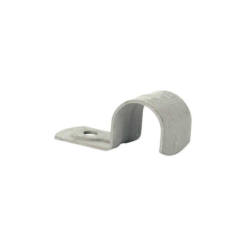 Clipsal 180HD20 | 20mm Galvanised Half Saddles | 100 Box