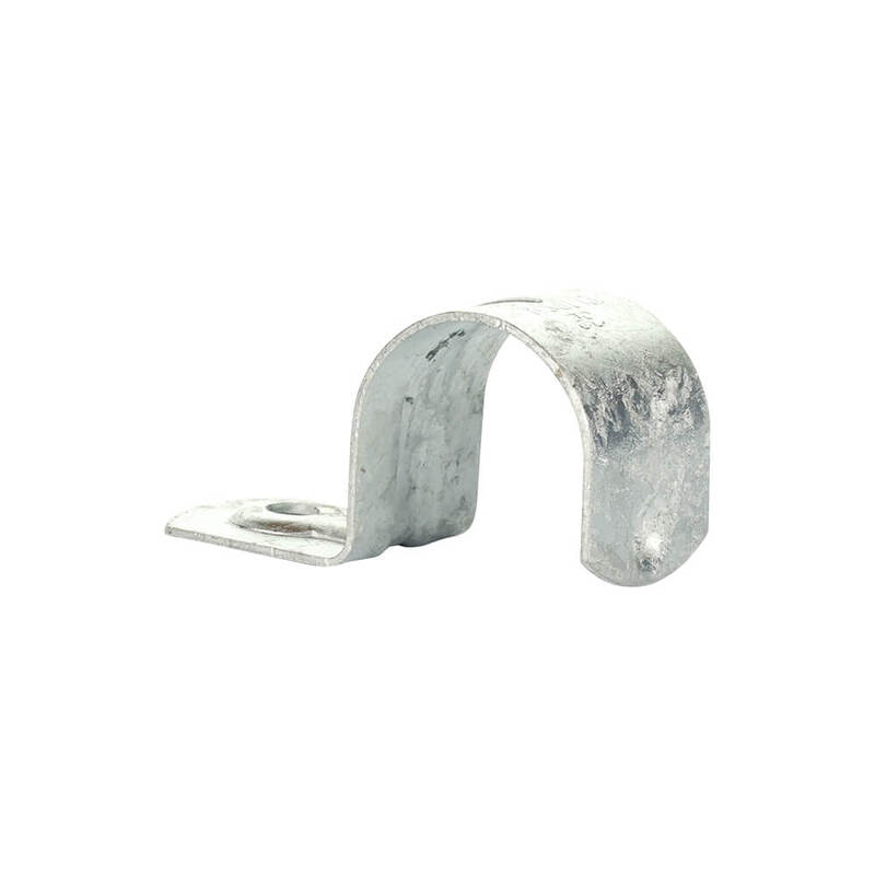 Clipsal 180HD32 | 32mm Galvanised Half Saddles | 50 Box