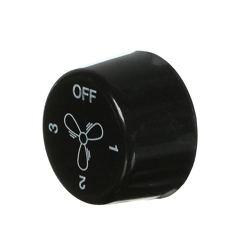 Clipsal 2031VF3CB-KB-BK | Black 4 Position Fan Controller Knob Suits ...