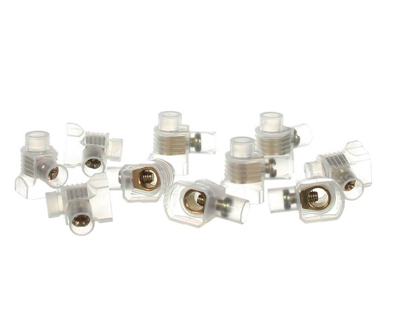 NLS Single Screw Insulated Electrical Cable Connector 2 x 6mm (100 Jar ...