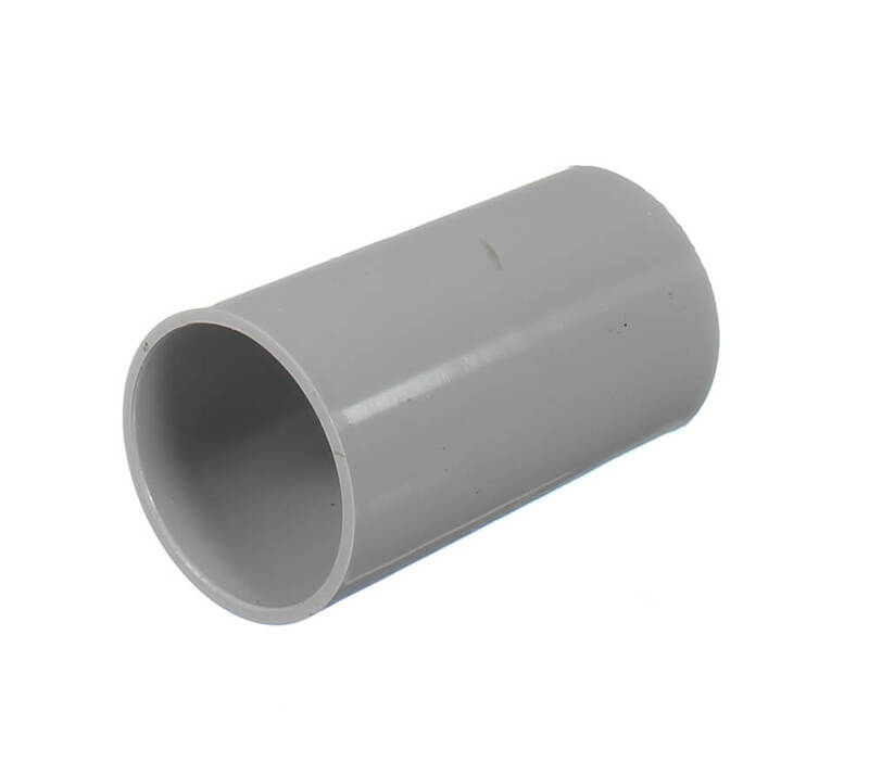 NLS 30217 | 50mm PVC Coupling Plain Grey | TC50