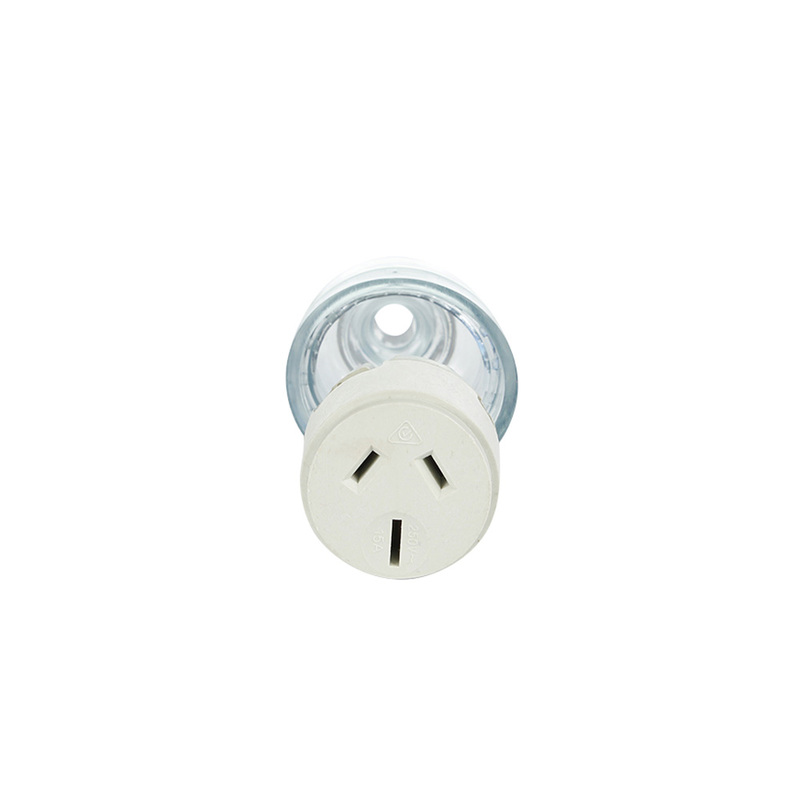 3 Pin 15Amp Extension Socket (Transparent) | 30409 - NATIONAL LIGHT SOURCES