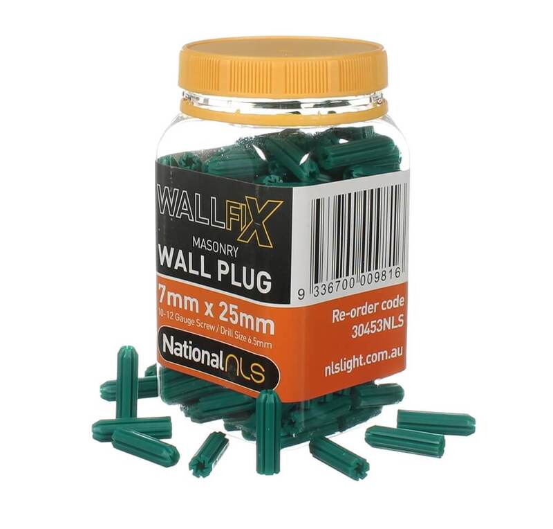 NLS 30453 | Wall Plug Green 25mm | (200 buy) Jar