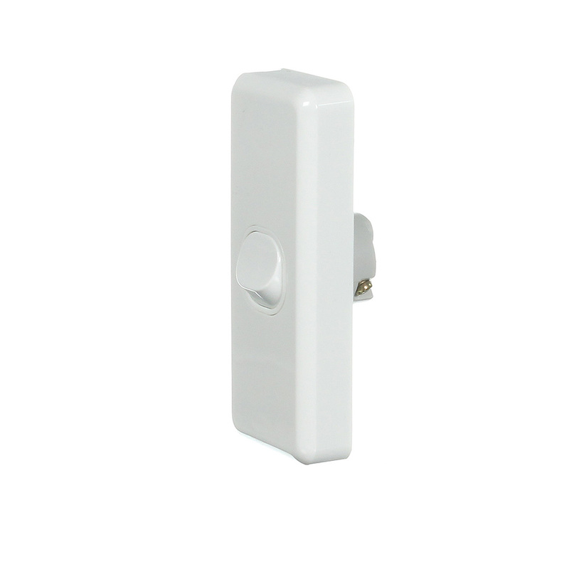 NLS 30594 | 1 Gang Architrave Switch 10amp 250v White