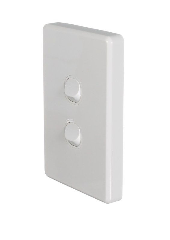 NLS 30618 | 2 Gang Switch 10 Amp | 'Classic' Style White - NATIONAL ...