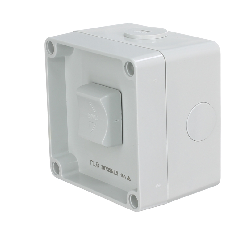 Single Weatherproof Switch 16A 250v (IP56 Rated) | 30735